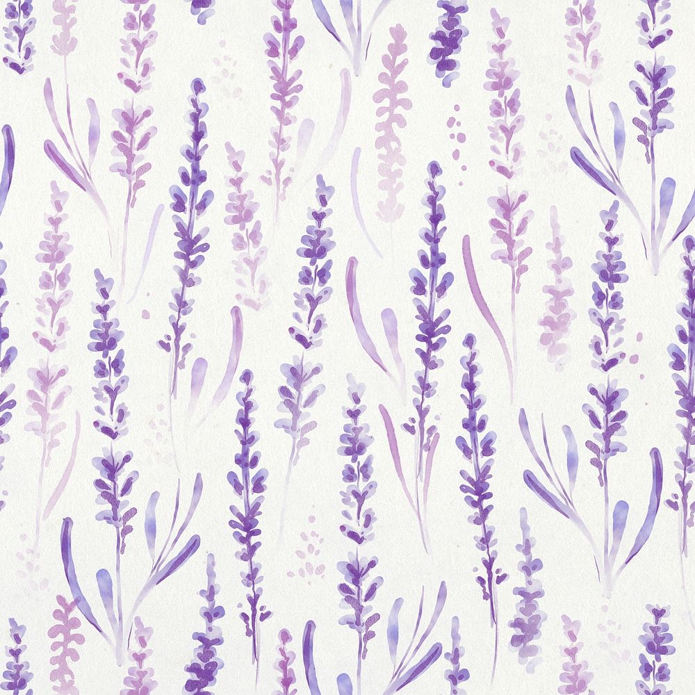 Lavender background, seamless pattern watercolor | Premium Photo ...
