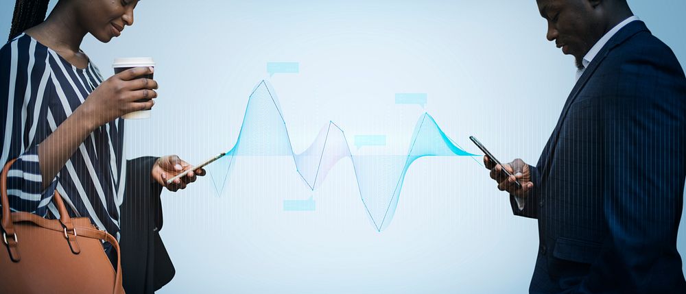 People using their phone while | Premium Photo - rawpixel