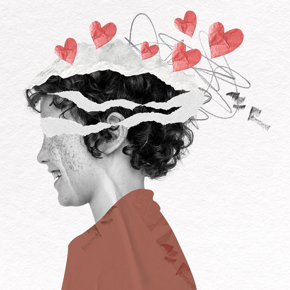 Boy collage element, side portrait | Premium PSD - rawpixel