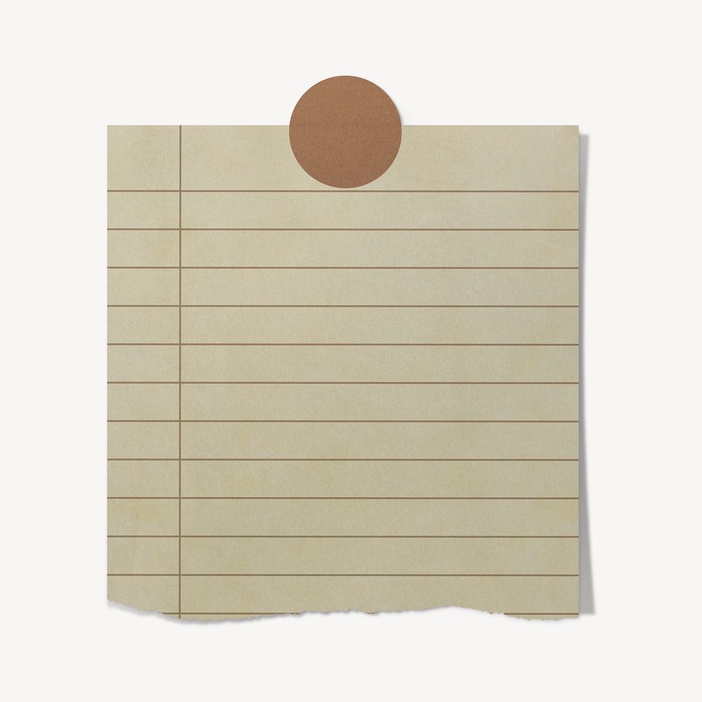 Lined sticky note, stationery design | Free Photo - rawpixel