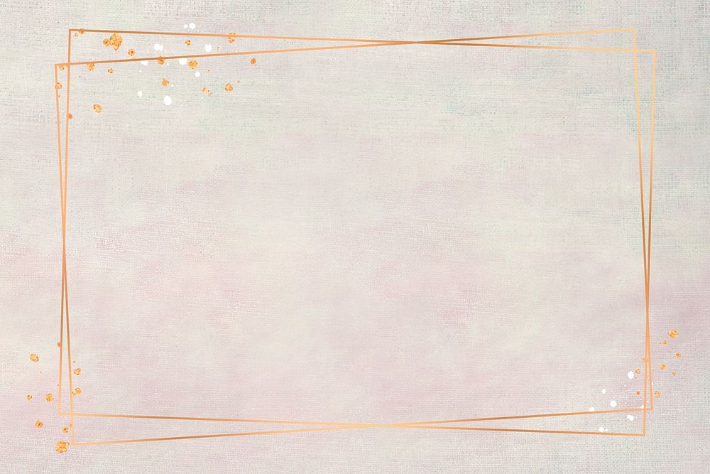 Rectangle bronze frame on oil | Premium PSD - rawpixel