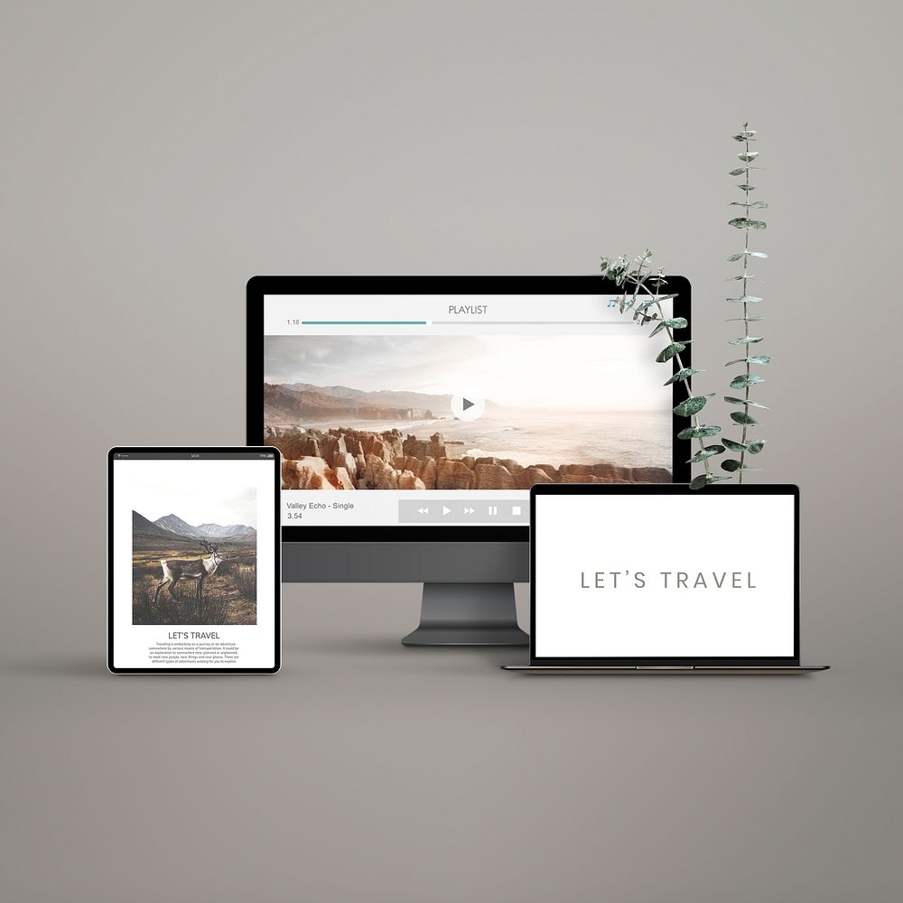 Digital device screen mockups design | Premium Photo - rawpixel