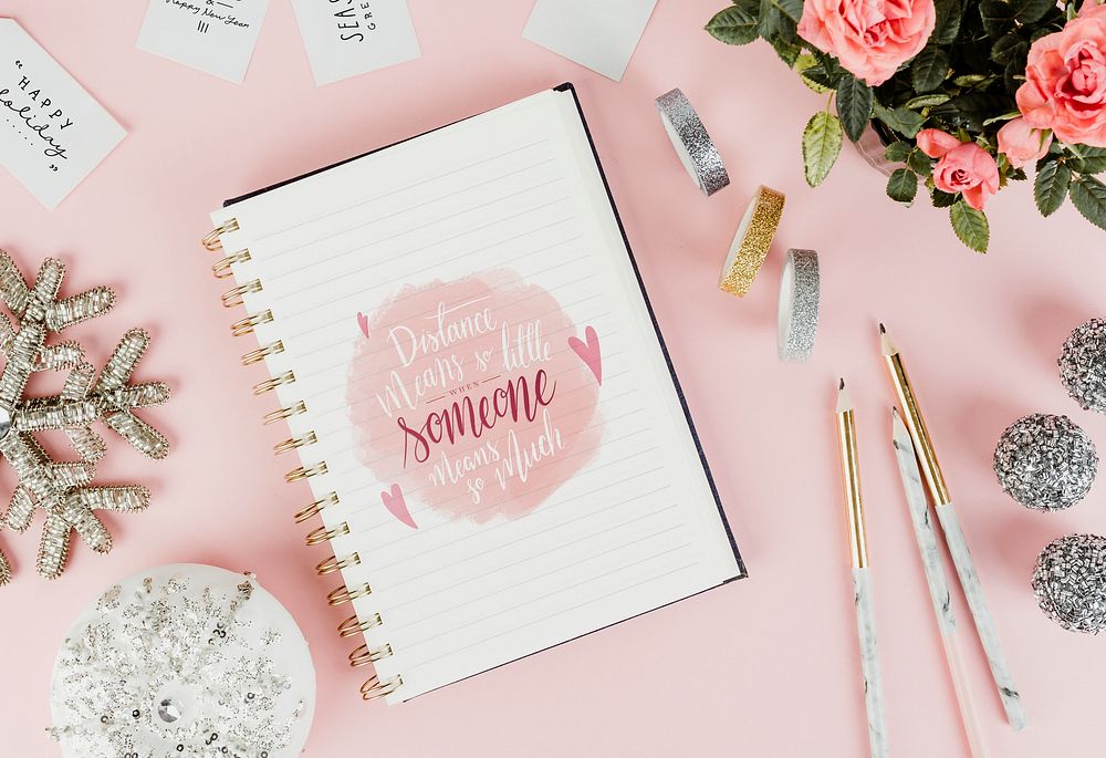 Valentines day message drawn in a notebook | Premium Photo - rawpixel