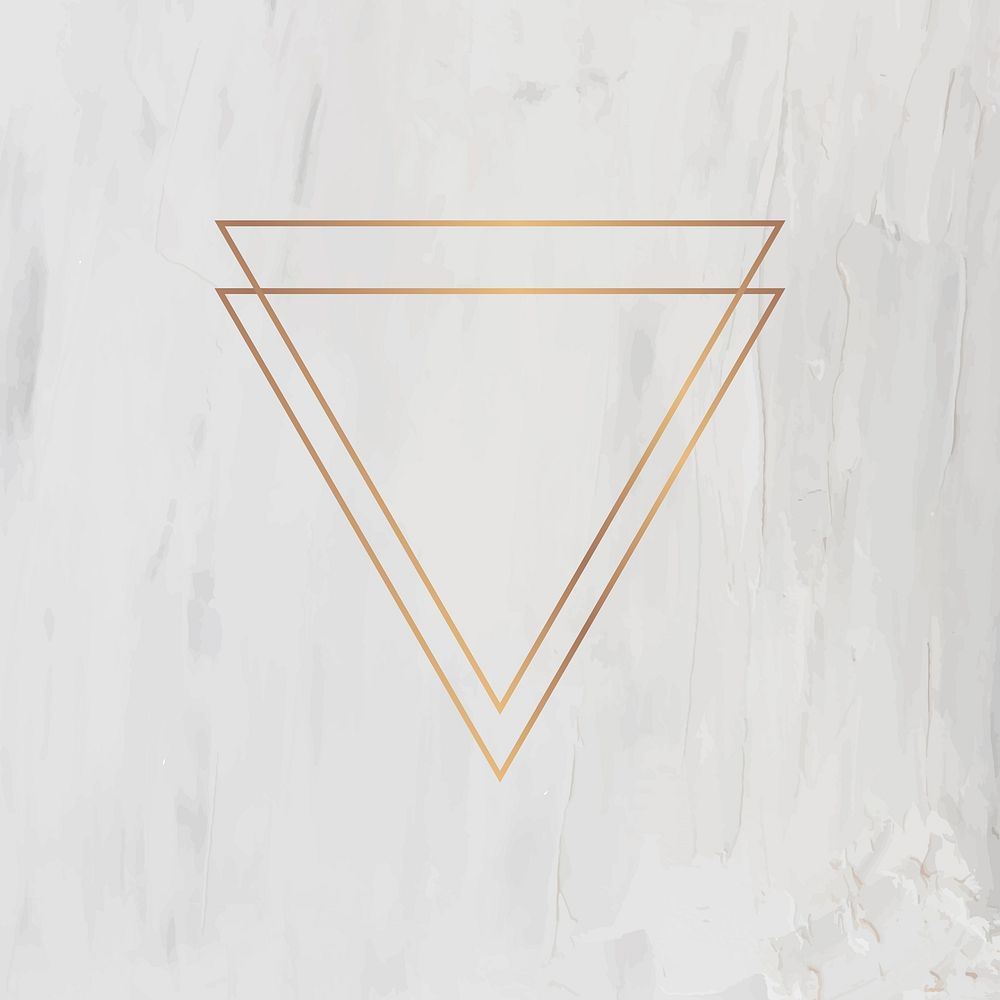 Triangle gold frame on light | Premium Vector - rawpixel
