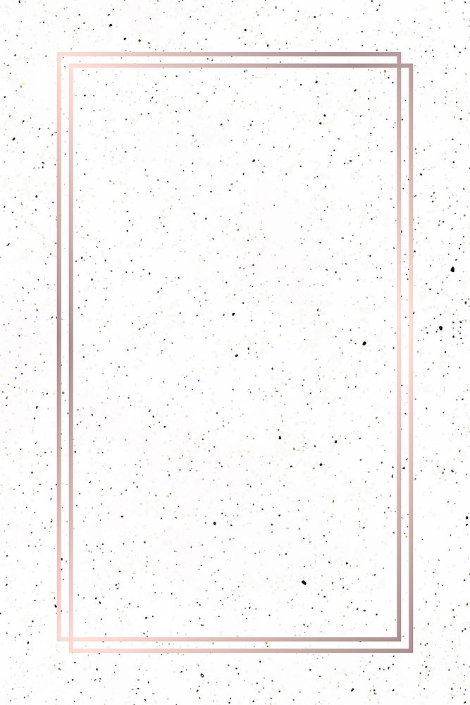 Rectangle rose gold frame on beige | Premium Vector - rawpixel
