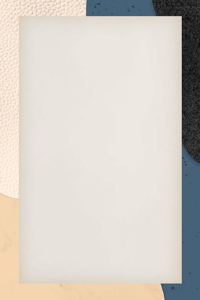 Frame on beige background vector | Premium Vector - rawpixel