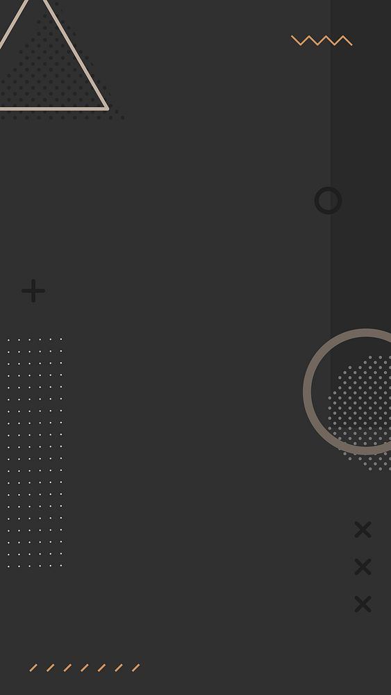 Dark brown Memphis Facebook story | Premium Vector - rawpixel