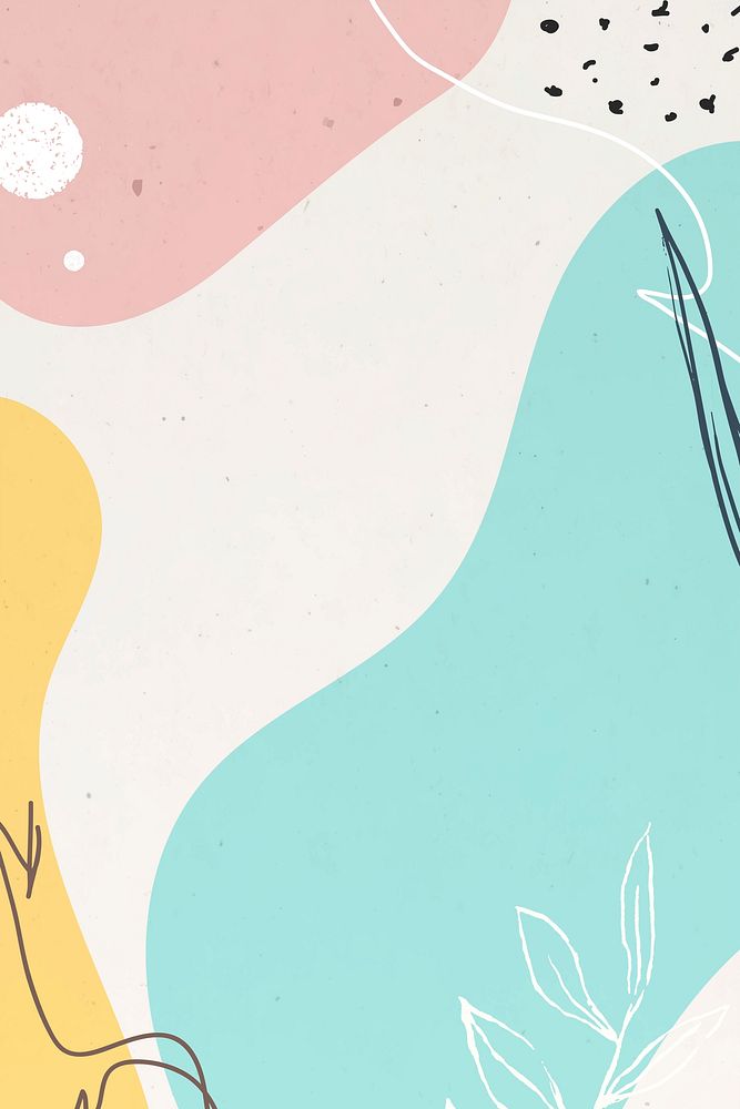 Abstract pastel Memphis patterned background | Premium Vector - rawpixel