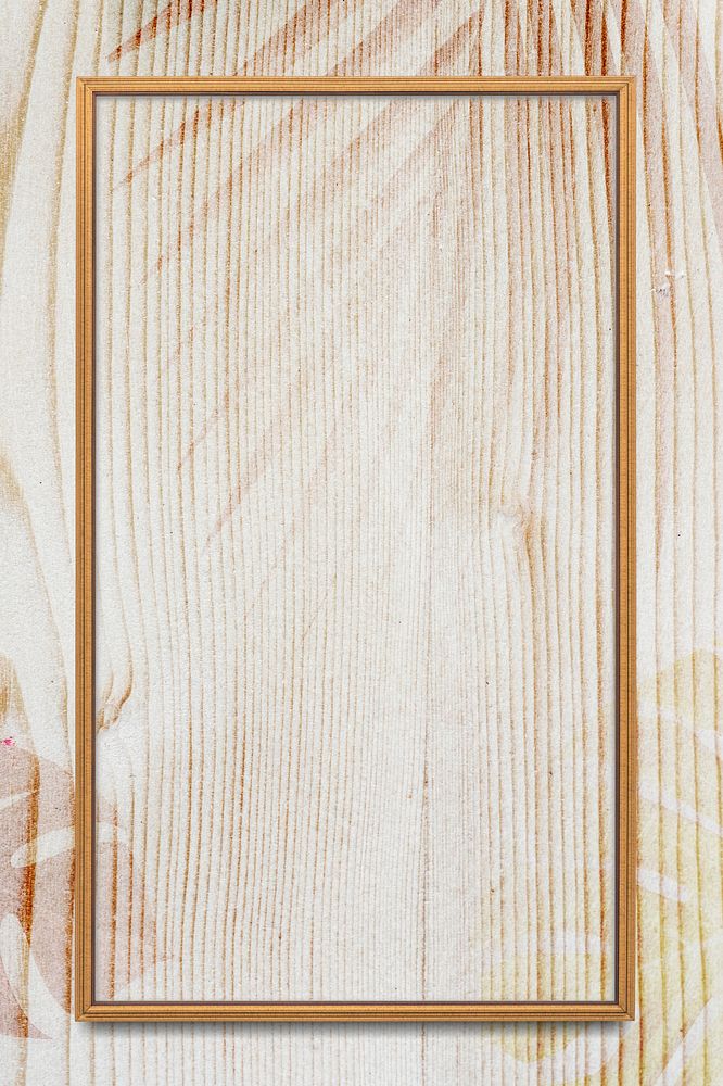 Rectangle frame with leaves on oak | Premium PSD - rawpixel