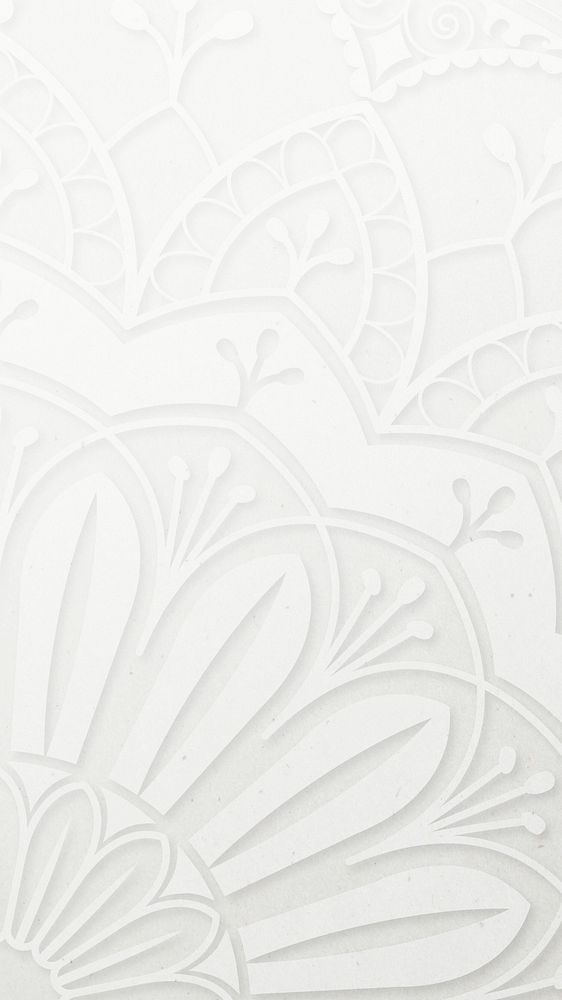White arabesque patterned background design | Premium PSD - rawpixel