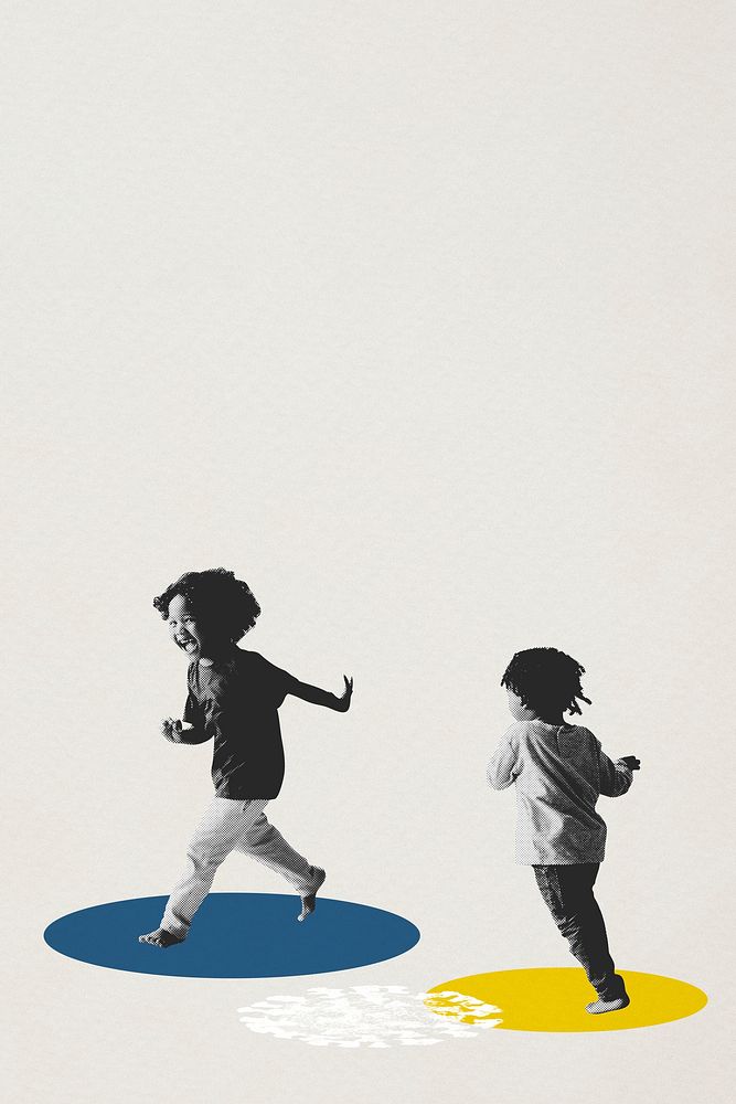 Kids running around in the room | Free Photo - rawpixel