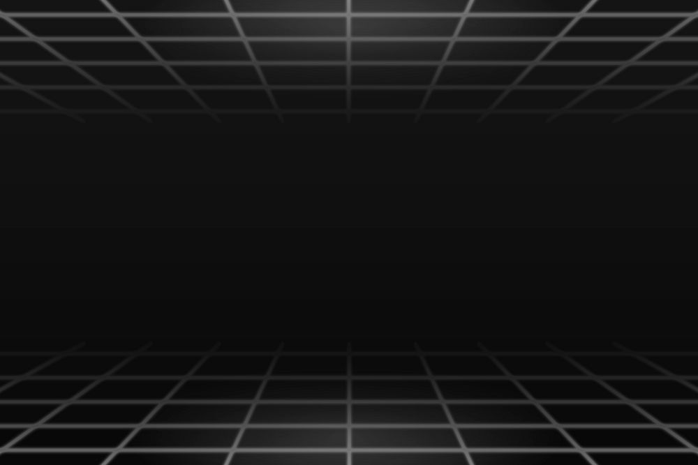 Gray grid line pattern on a black | Premium Vector - rawpixel