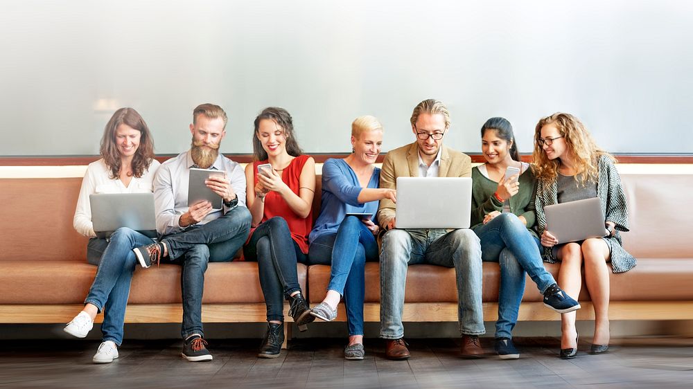 Diverse people using digital devices | Premium Photo - rawpixel