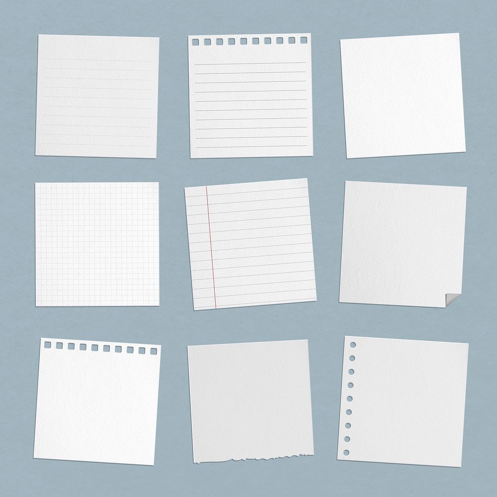 White paper sticky note design | Premium PSD - rawpixel