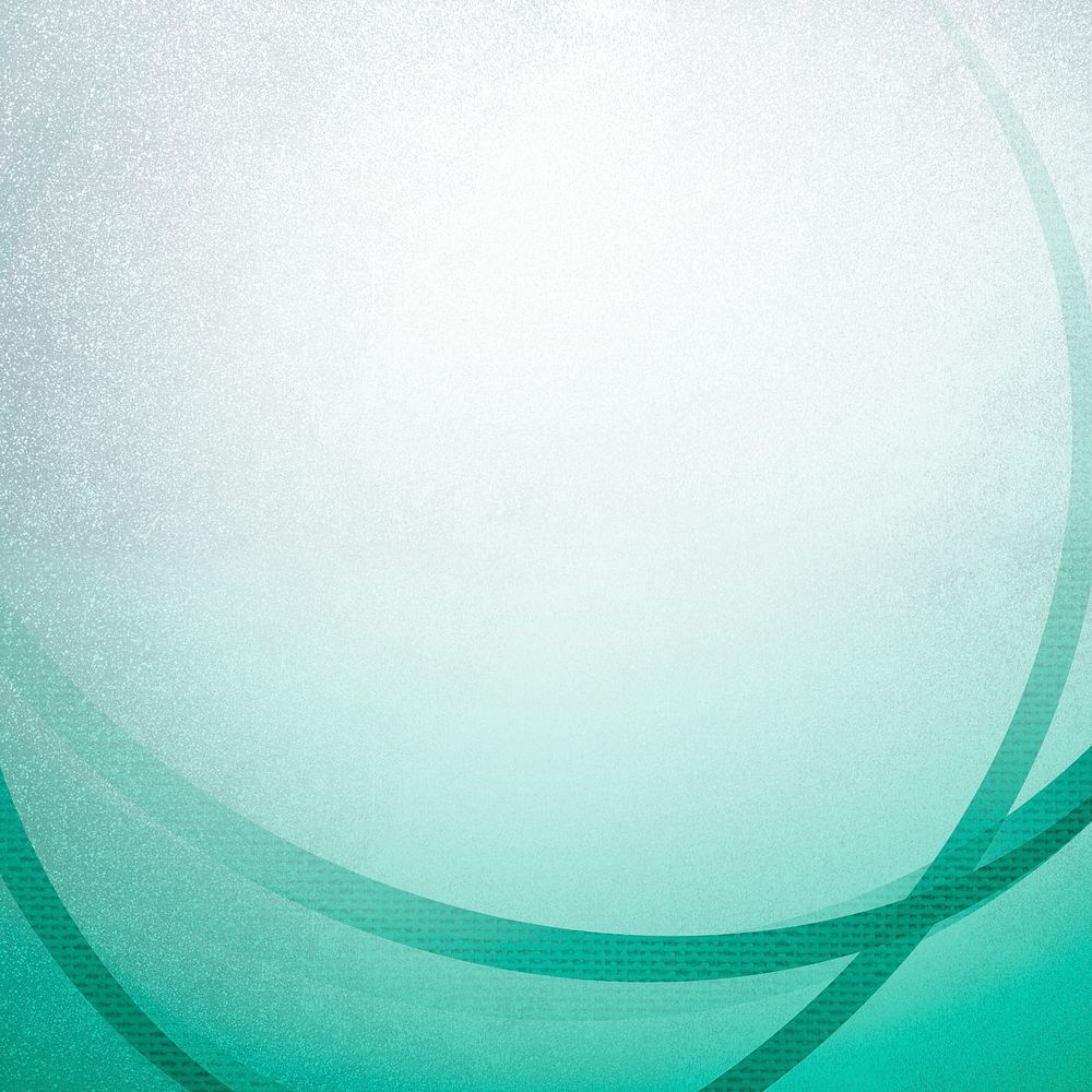 Teal green curve frame template | Premium PSD - rawpixel