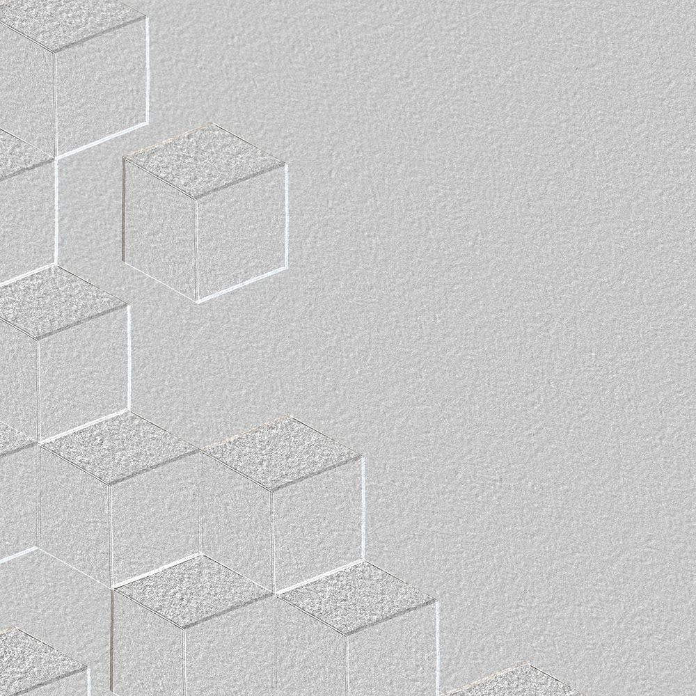 Gray cubic patterned background | Free Photo - rawpixel