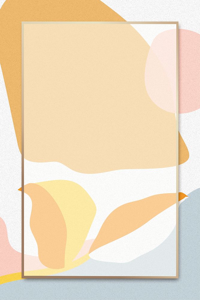 Gold frame psd on abstract | Free PSD - rawpixel