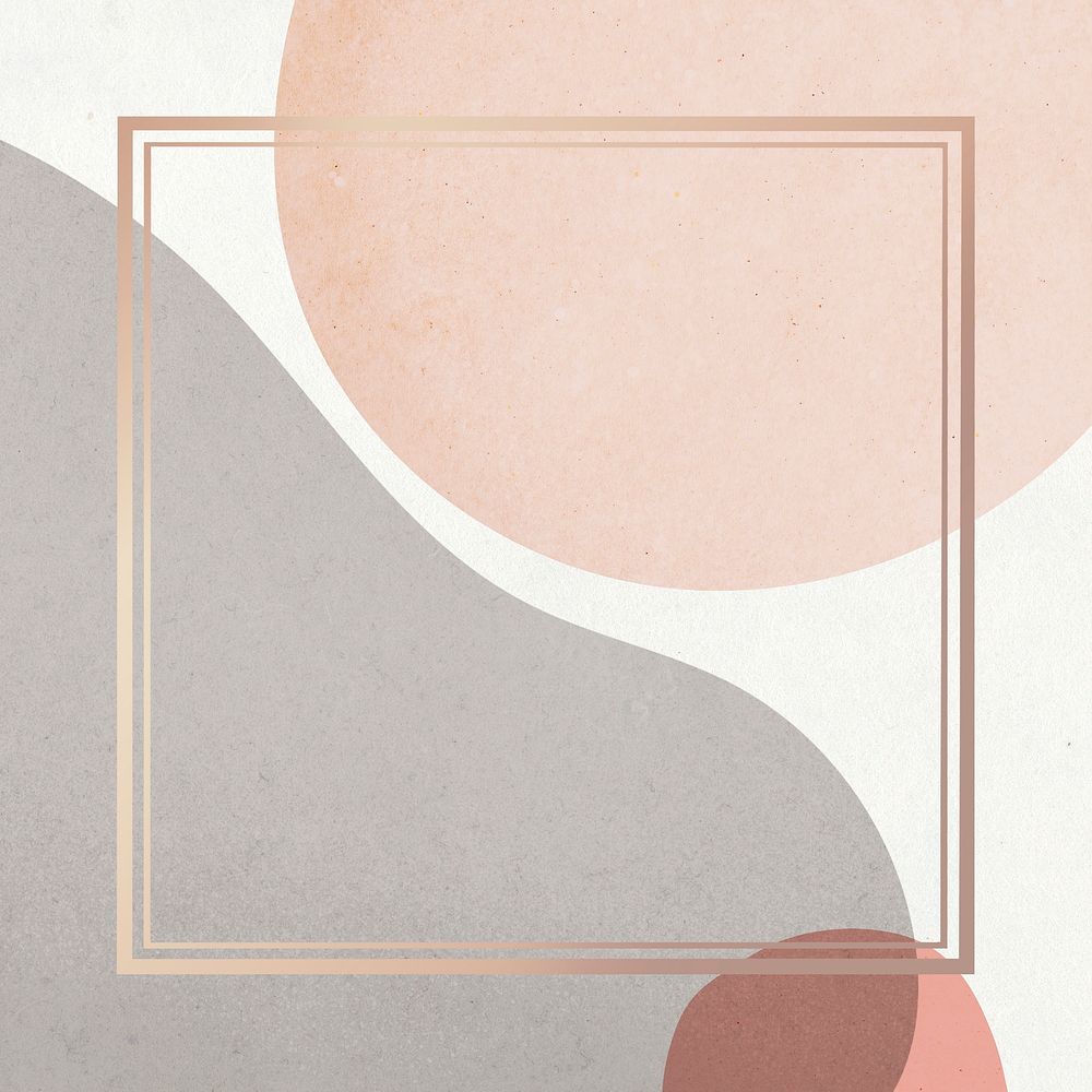 Gold square metallic frame psd | Premium PSD - rawpixel