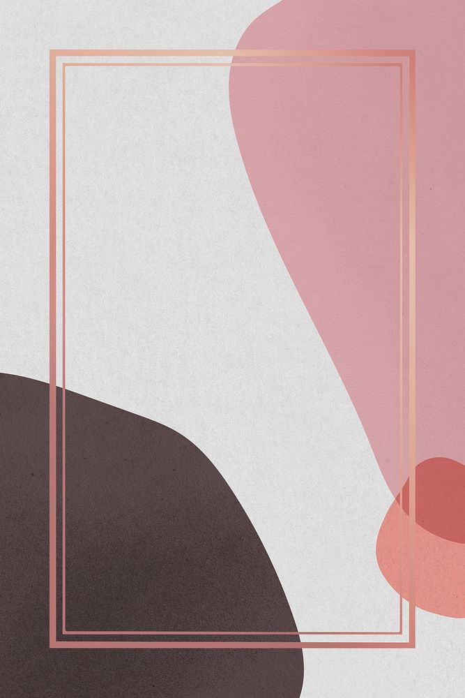 Pink rectangular psd frame on abstract | Free PSD - rawpixel