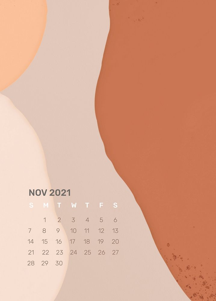 2021 calendar November printable template | Premium Vector - rawpixel