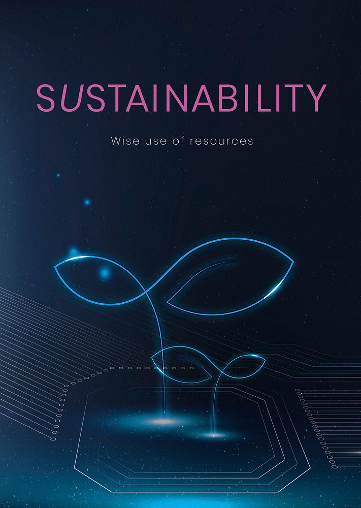 Sustainability environment poster template psd | Premium PSD Template ...