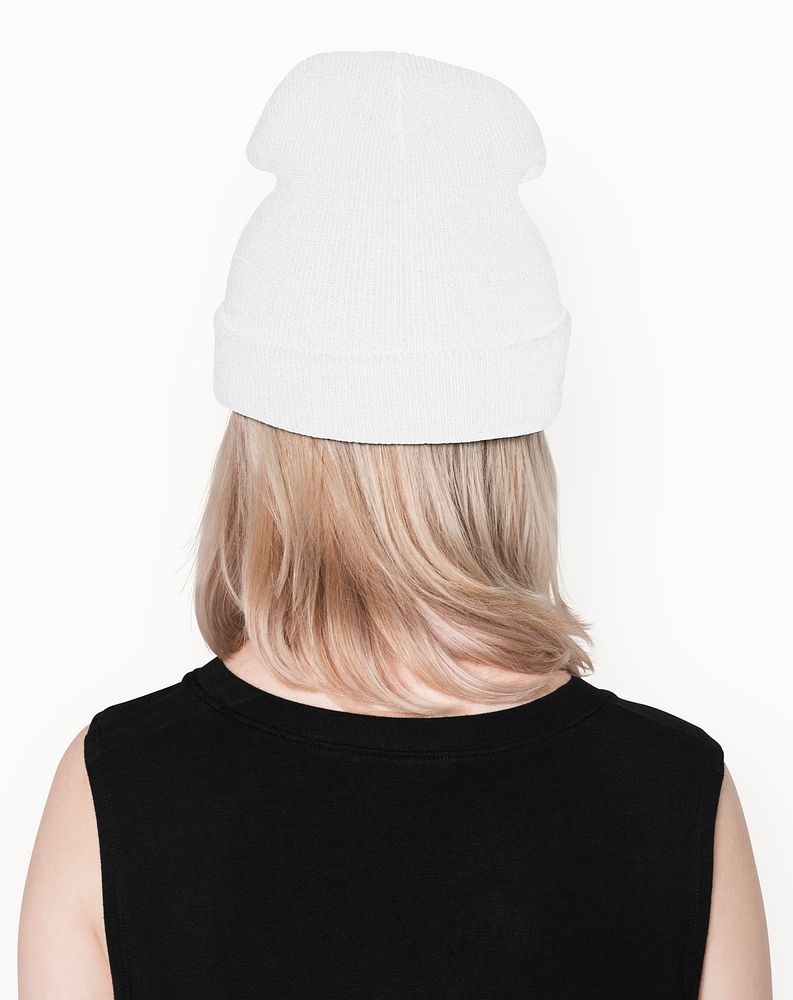 White beanie mockup psd | PSD Mockup - rawpixel