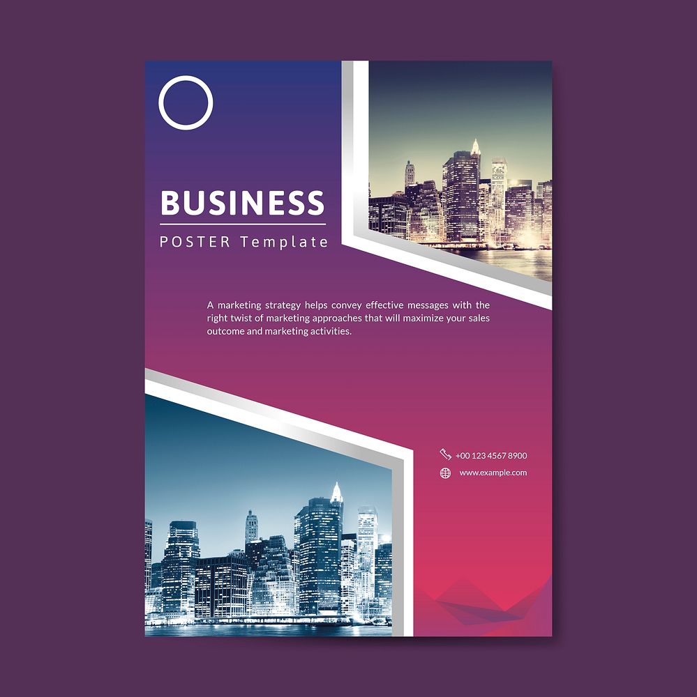 Business announcement poster templates vector | Premium Vector - rawpixel