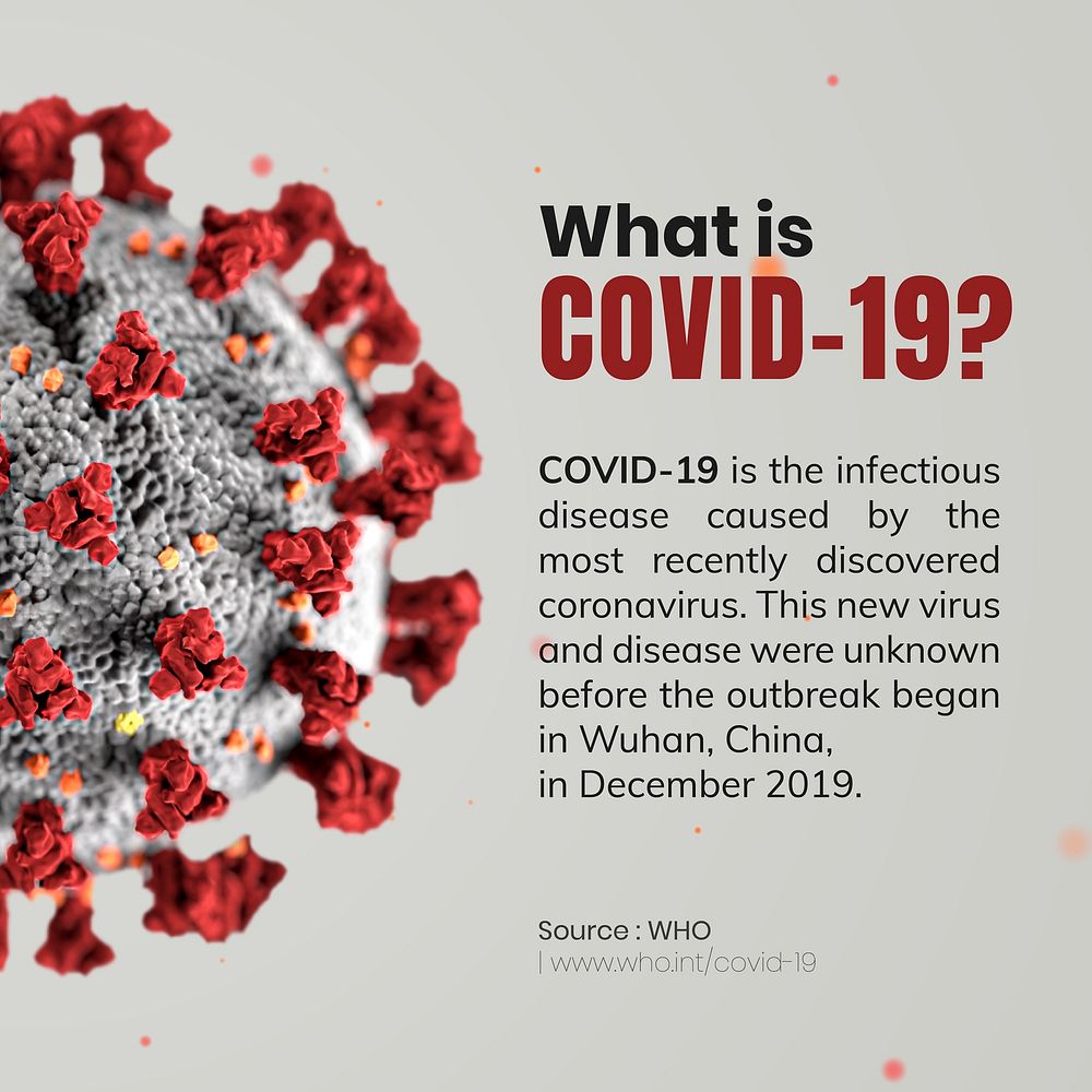 What is COVID-19 social template | Free Vector - rawpixel