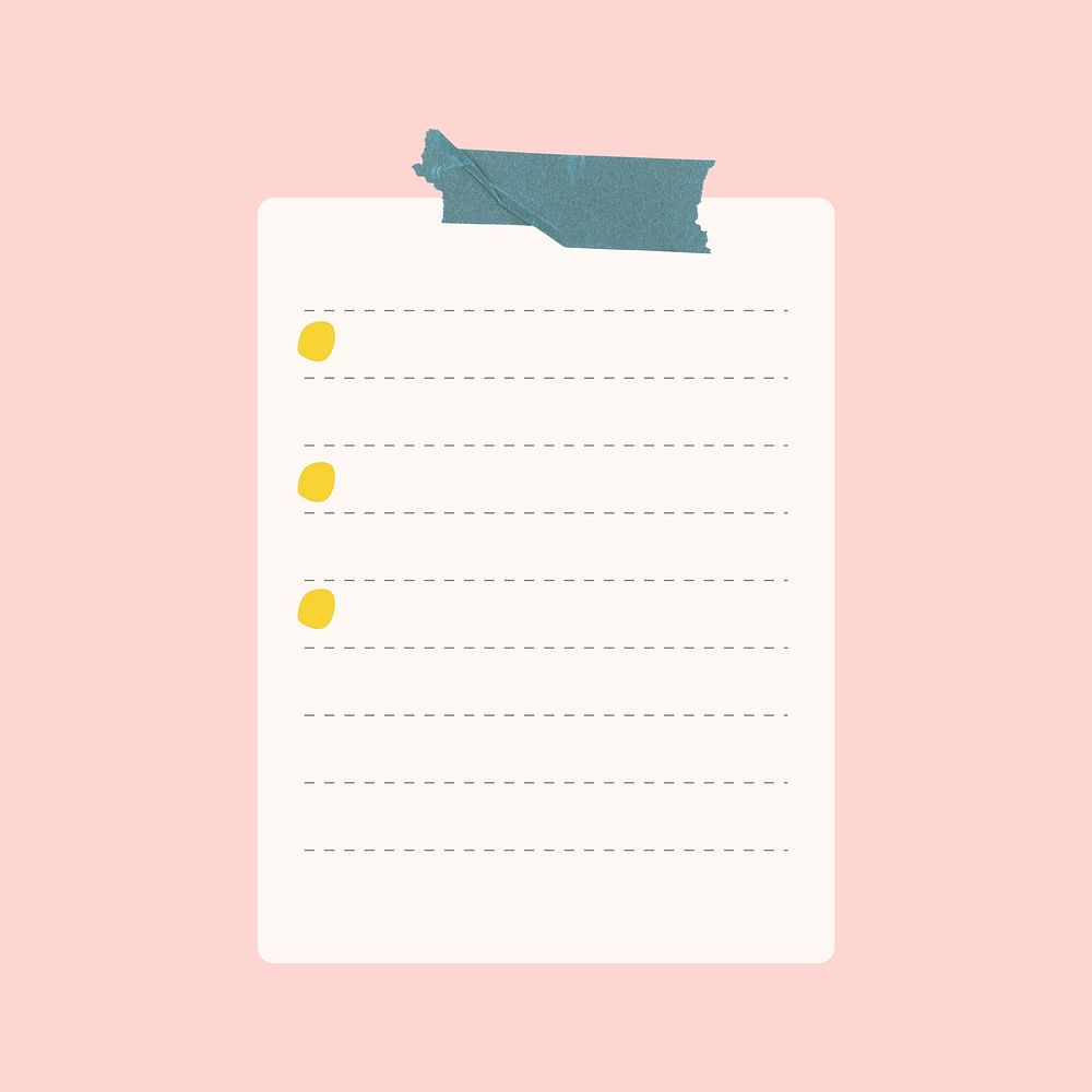 To do list clipart, cute | Free Vector - rawpixel