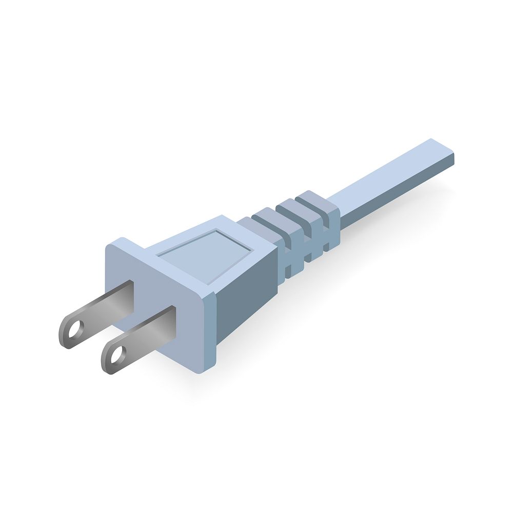 Vector icon of electric plug | Free Vector - rawpixel