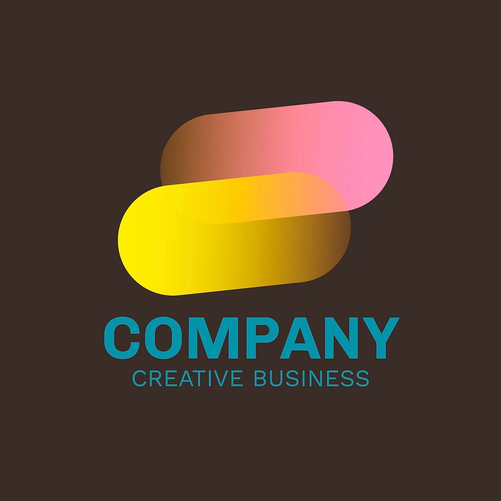 Professional business logo template, gradient | Premium Vector Template ...