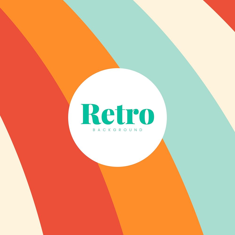 Colorful retro print background design | Free Vector - rawpixel