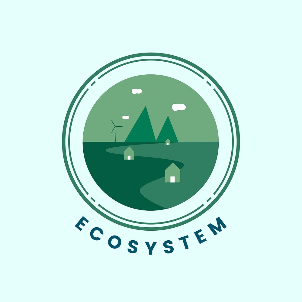 Ecosystem and nature icon vector | Free Vector - rawpixel