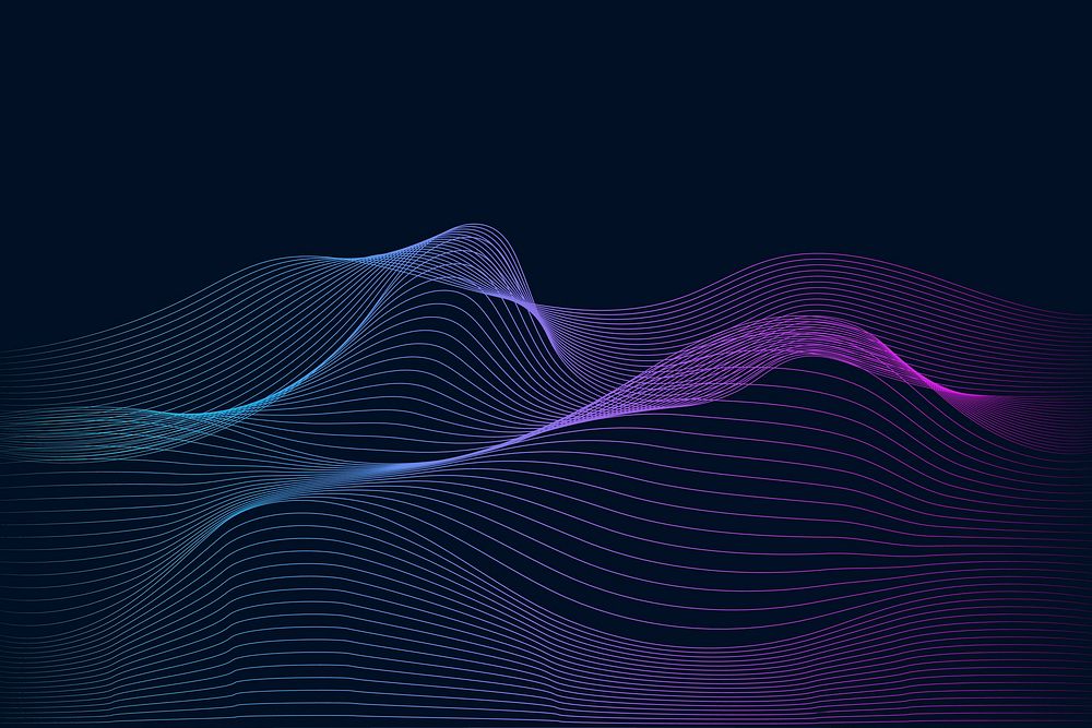 Data visualization dynamic wave pattern | Premium Vector - rawpixel