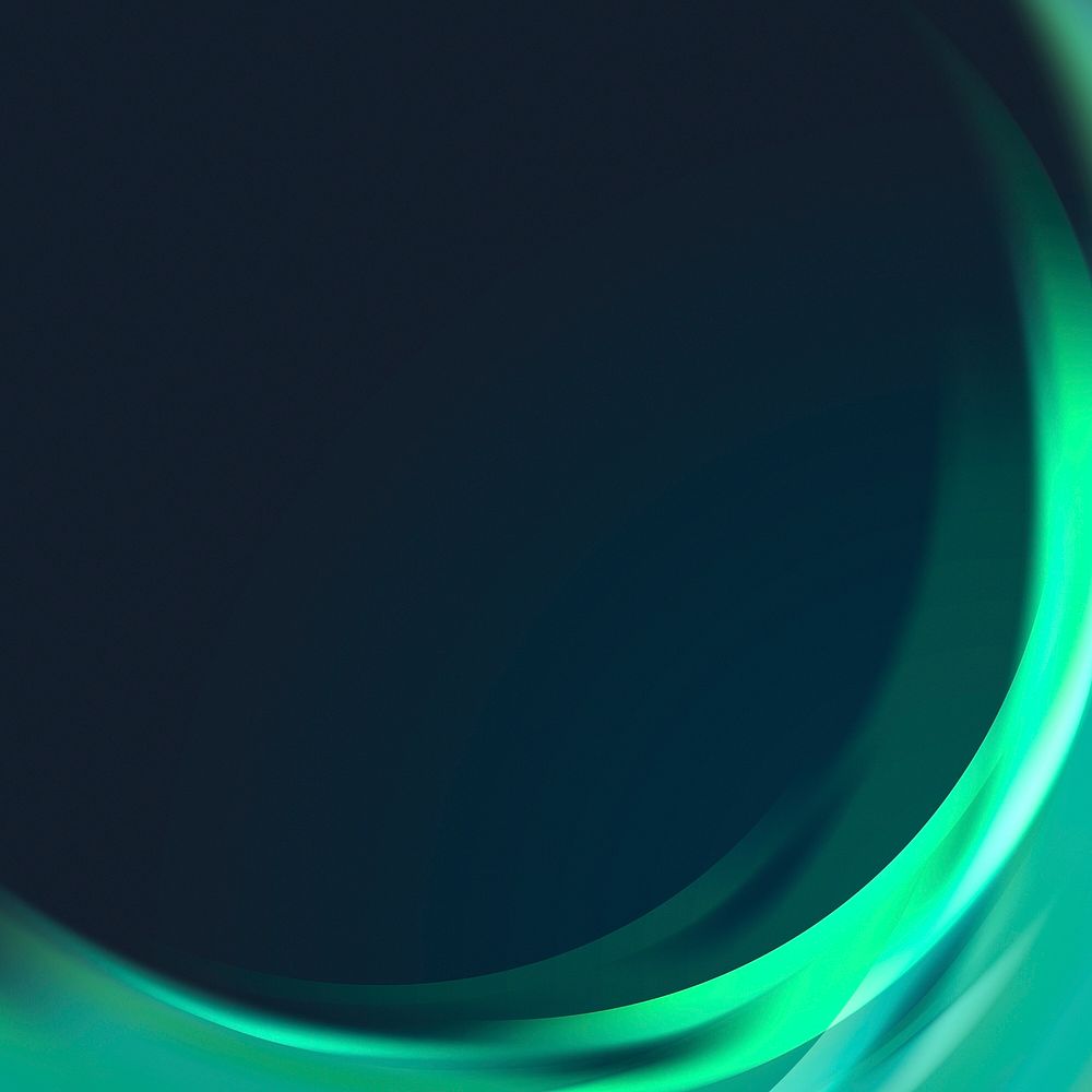 Green light wave border background | Free Vector - rawpixel