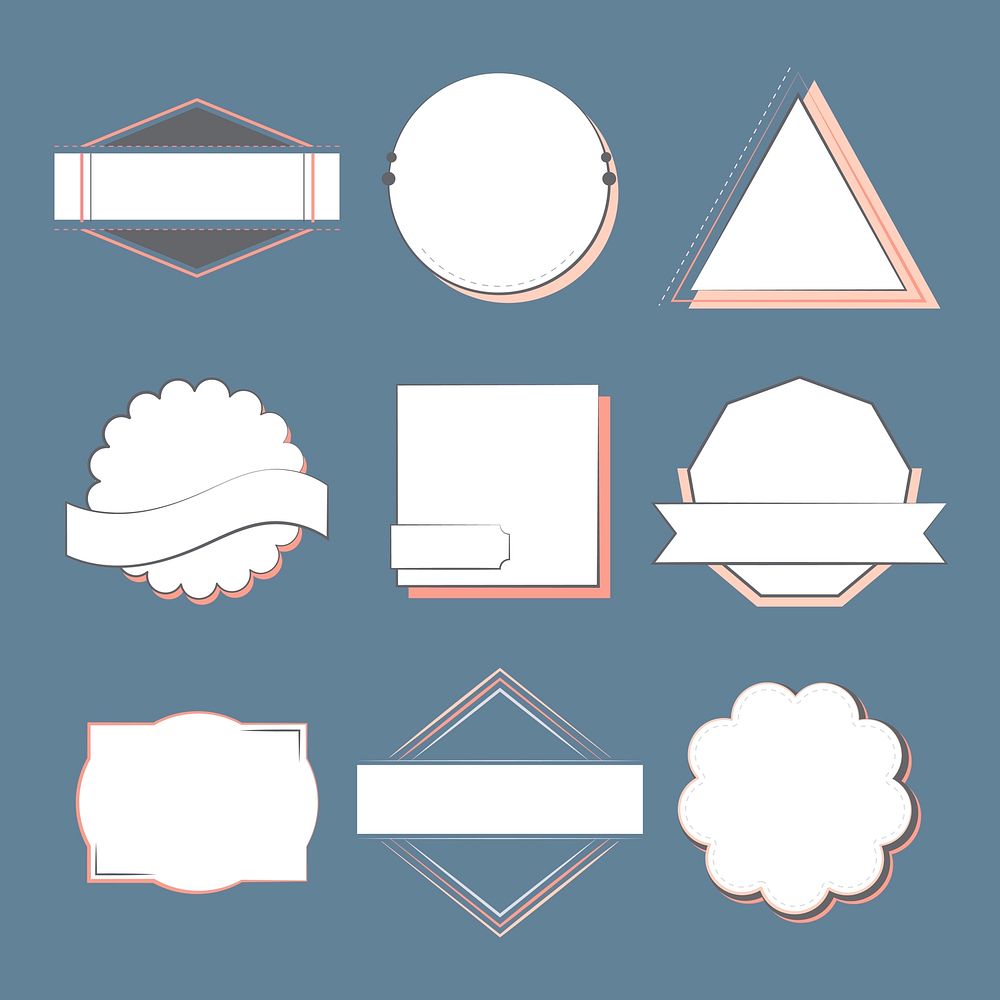 Set of badges and emblems | Free Vector - rawpixel