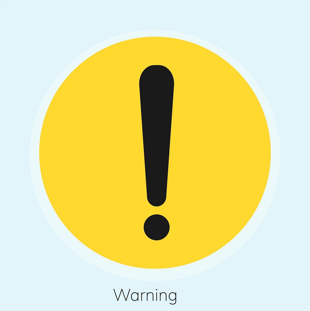 Illustration of warning exclamation mark | Premium Icons - rawpixel