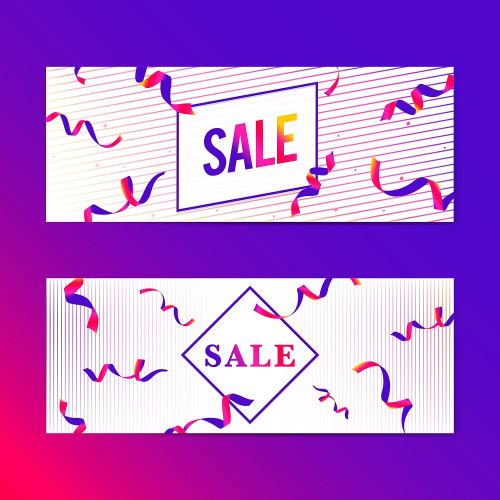 Vibrant pink sale sign vector | Free Vector - rawpixel