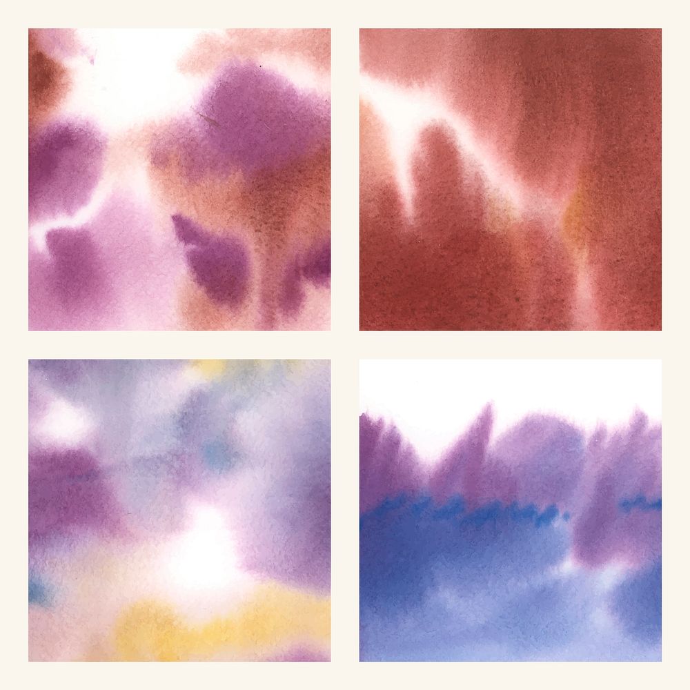 Abstract colorful watercolor stain texture | Free Vector - rawpixel