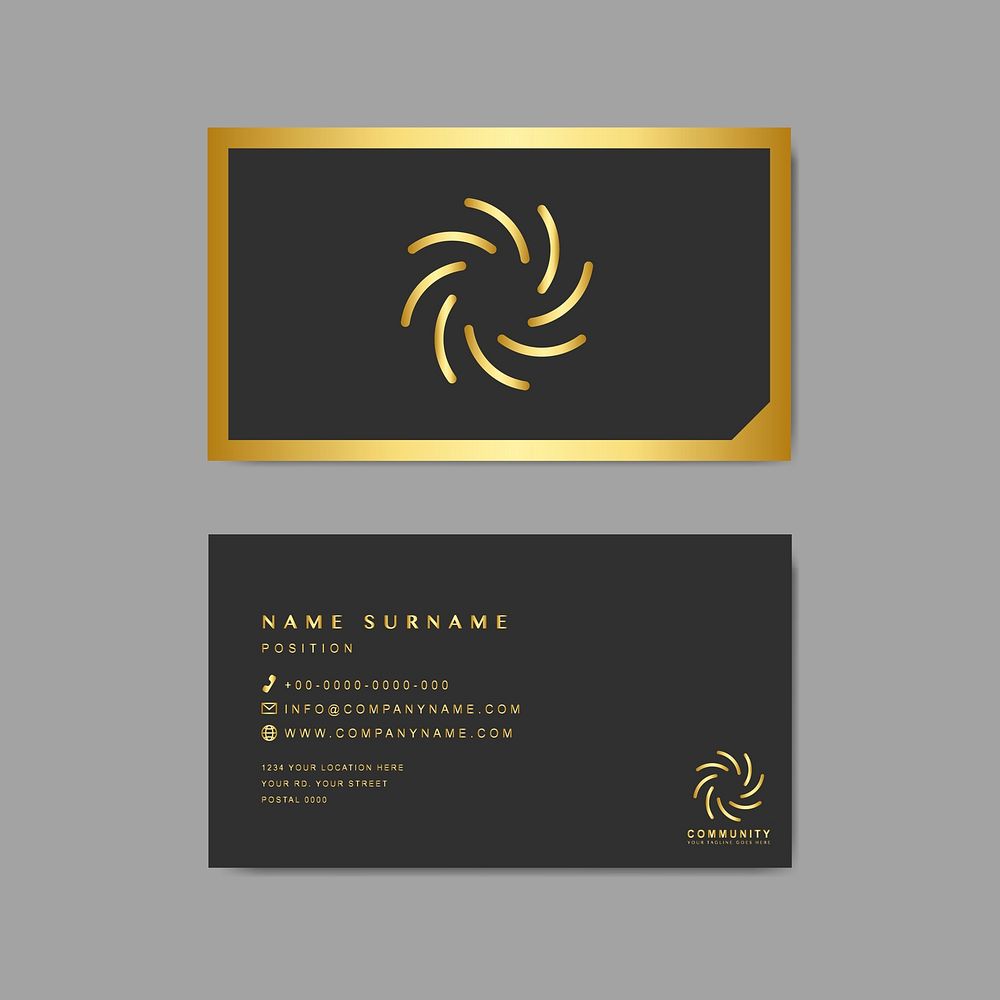 Business card sample design template | Free Vector - rawpixel