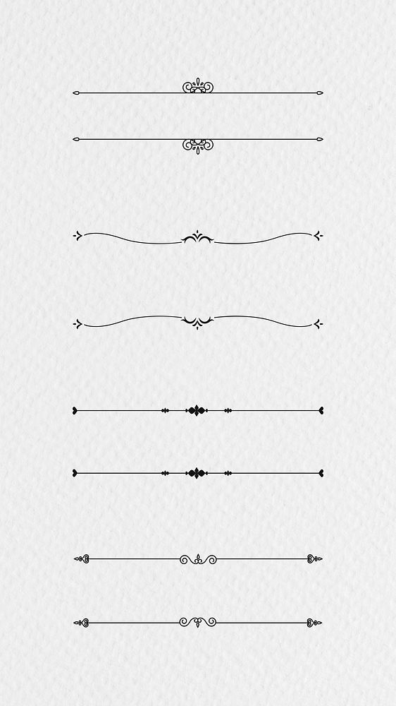 Vintage line frame collection | Premium PSD - rawpixel