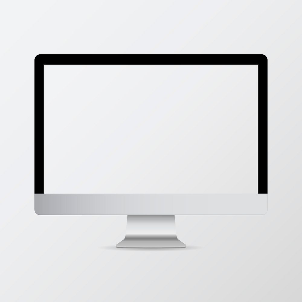 Digital personal computer screen mockup | Free Vector - rawpixel