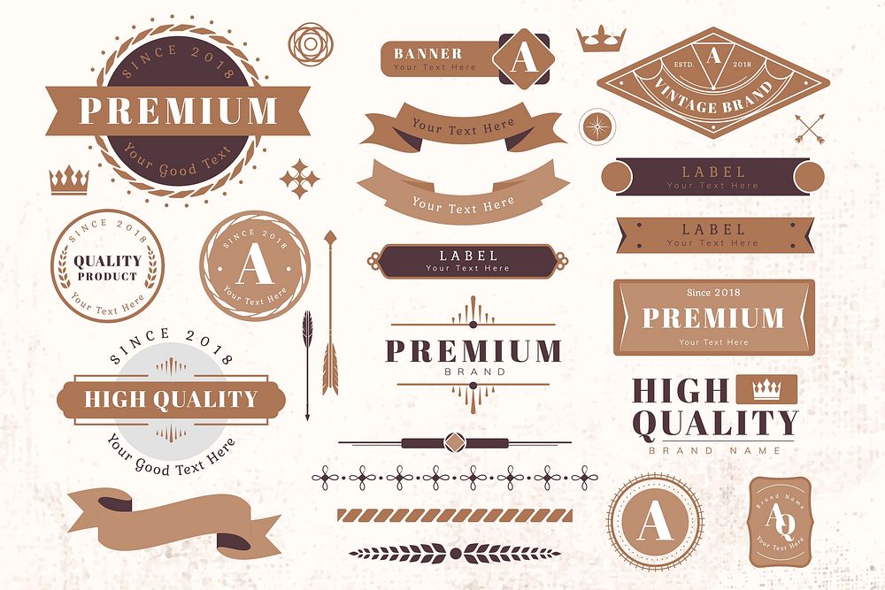 Vintage high quality design element | Premium Vector - rawpixel