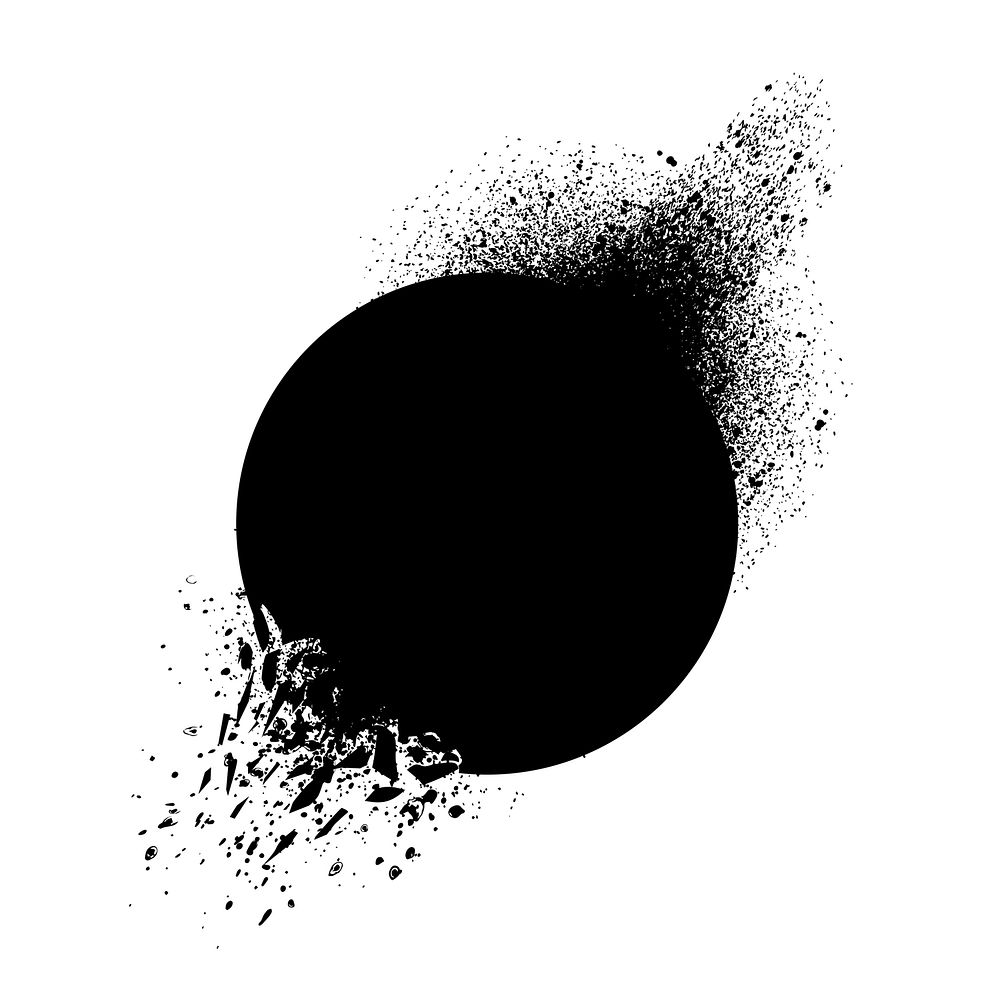 Circle shaped element with ink | Free Vector - rawpixel