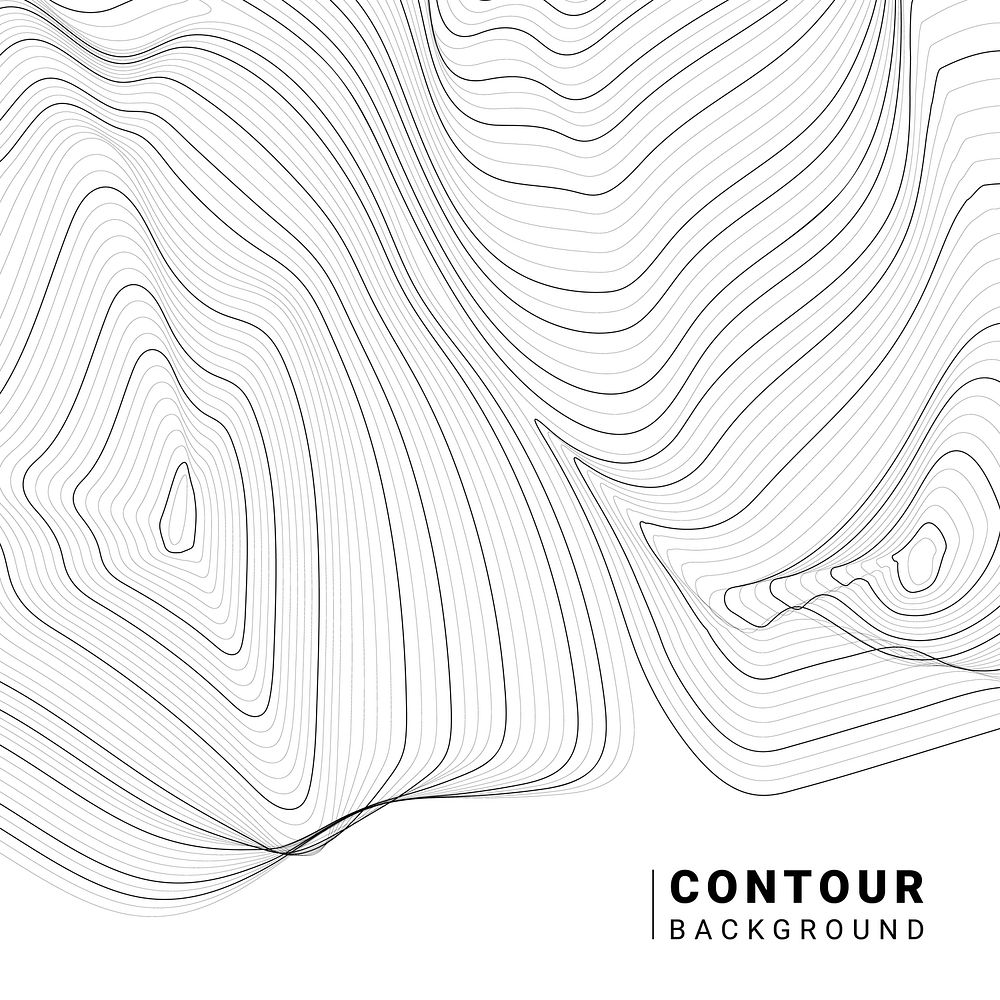 Black and white abstract map | Free Vector - rawpixel