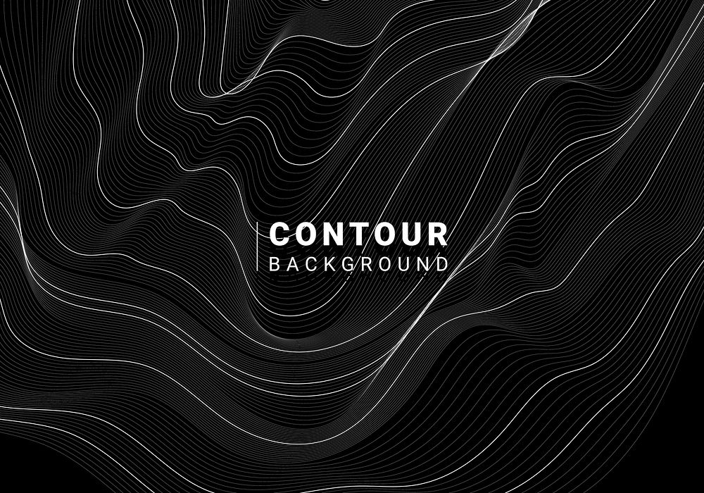 Black and white abstract map | Premium Vector - rawpixel