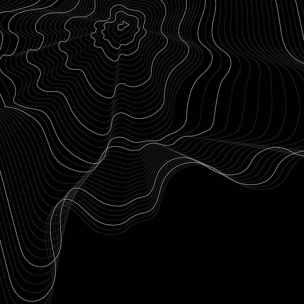 Black and white abstract map | Free Vector - rawpixel