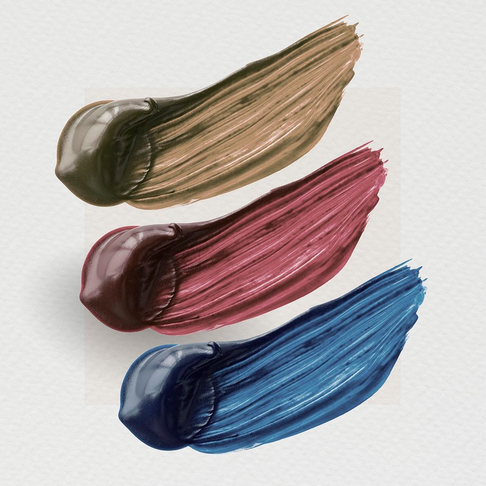 Acrylic brush stroke sample vector | Free PSD - rawpixel
