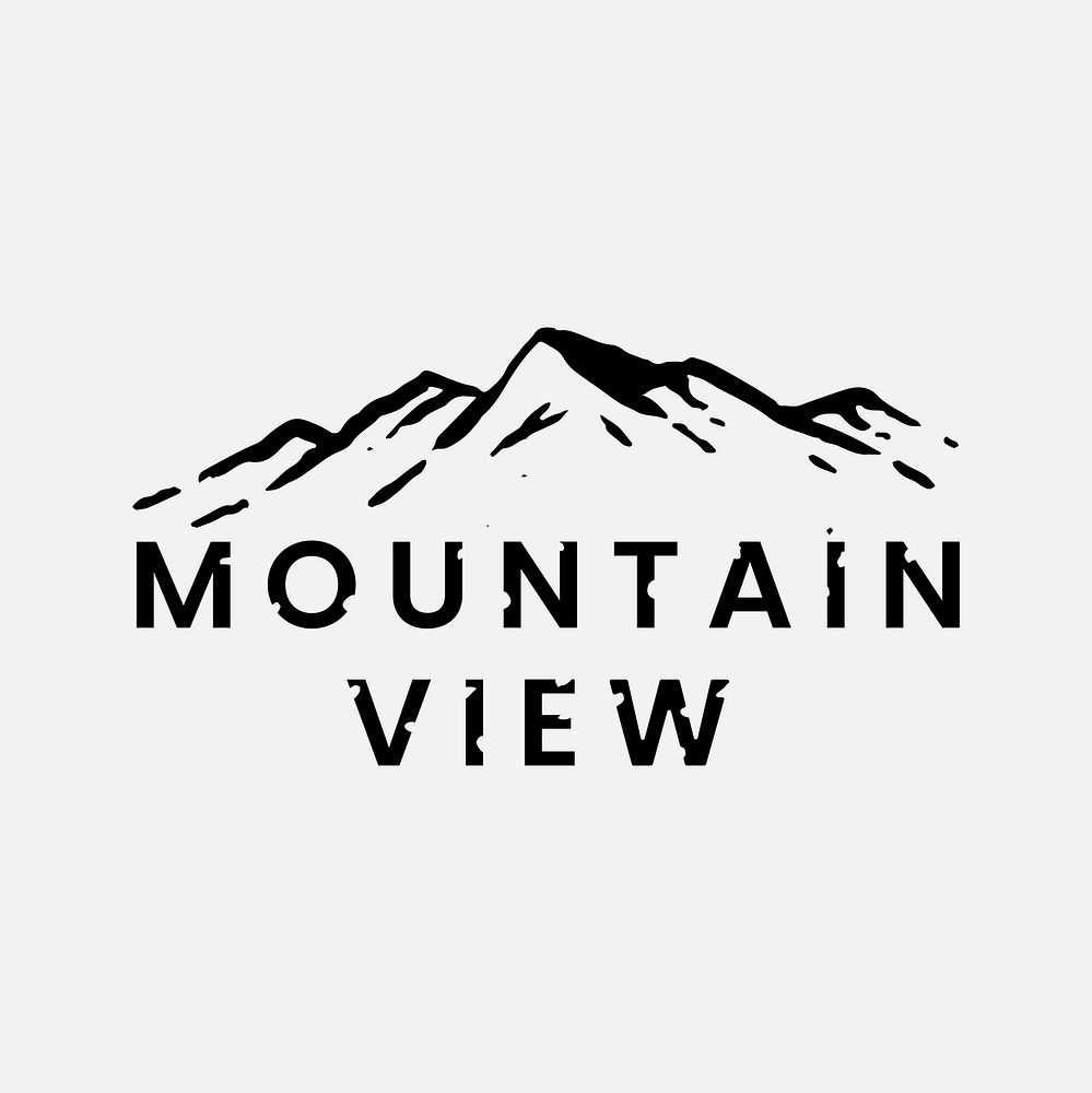 Mountain view logo design vector | Free Vector - rawpixel