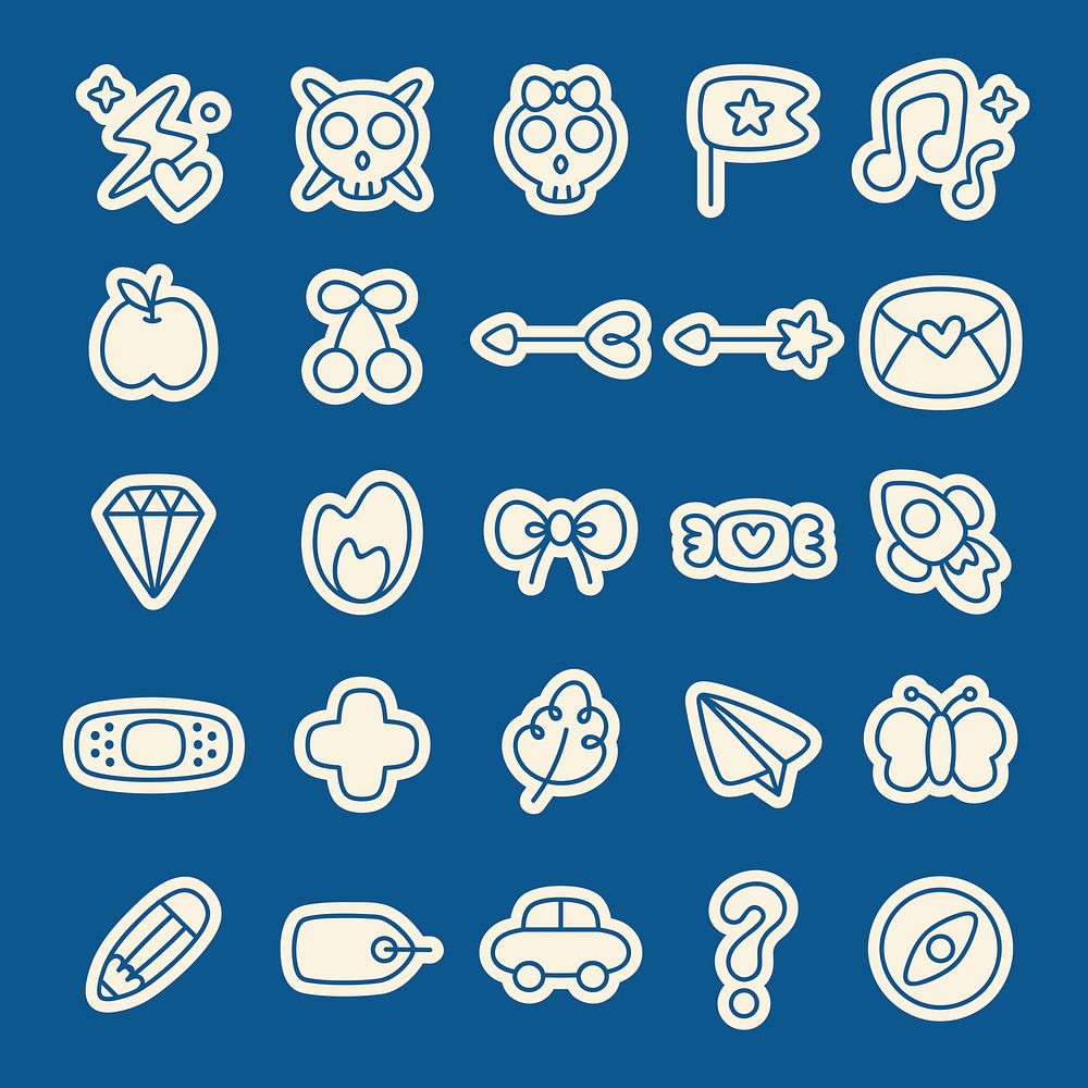 planner sticker vector collection | Free Vector - rawpixel